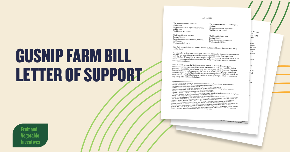 Fair Food Network Joins More than 600 Leading Organizations Urging ...